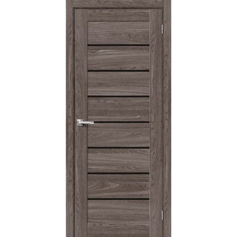 Дверь межкомнатная Межкомнатная дверь Браво-22 Ash Wood/Black Star ...