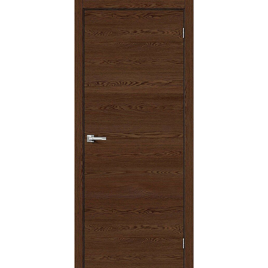 Дверь межкомнатная Межкомнатная дверь Браво-0 Brown Skyline экошпон ...